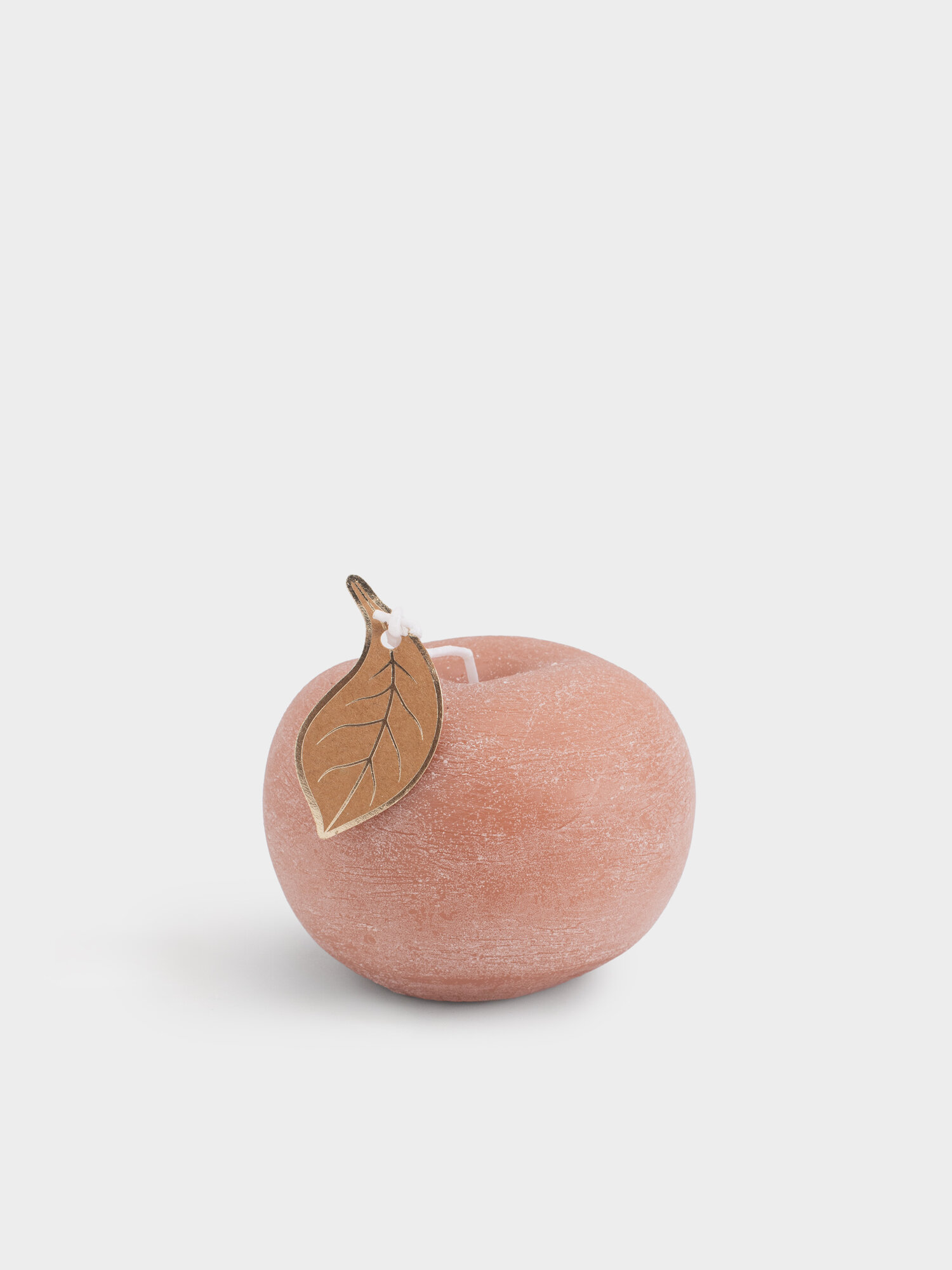 Свеча, 9x7 см, коричневая, Яблоко, Fruit shape, Kuchenland