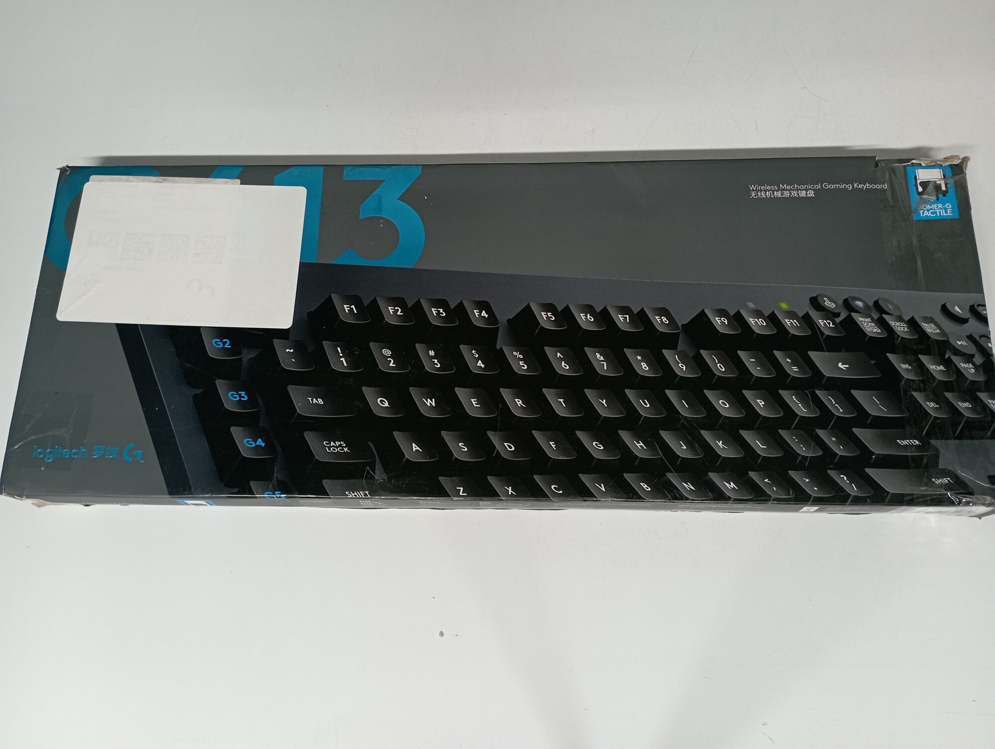 Игровая беспроводная клавиатура Logitech G G613 Romer-G, черный, английская
