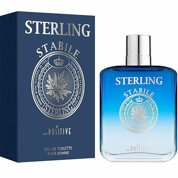 Positive Parfum Туалетная вода мужская Sterling Stabile, 100 мл