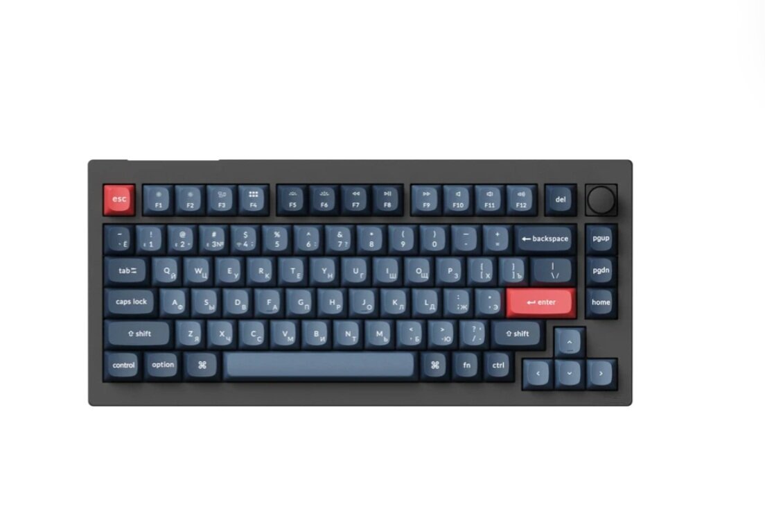Клавиатура Keychron V1 Max Brown Switch Black (V1M-D3-RU)