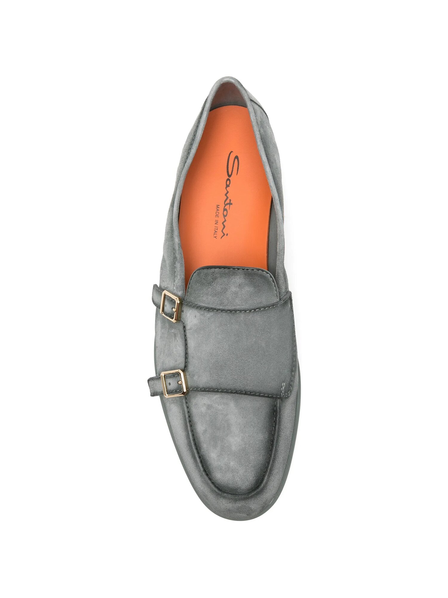 Туфли Santoni Double-strap monk shoes, размер 8.5, green — фото 1
