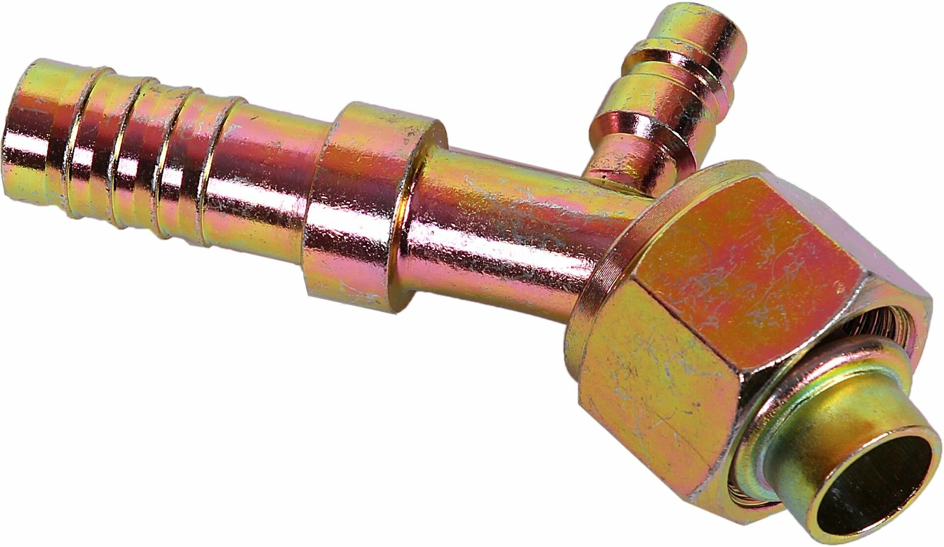 Фитинг стальной 16мм 3/4 №12х45 O-RING 1 1/16 -14UNF c заправочным портом LP TITAN
