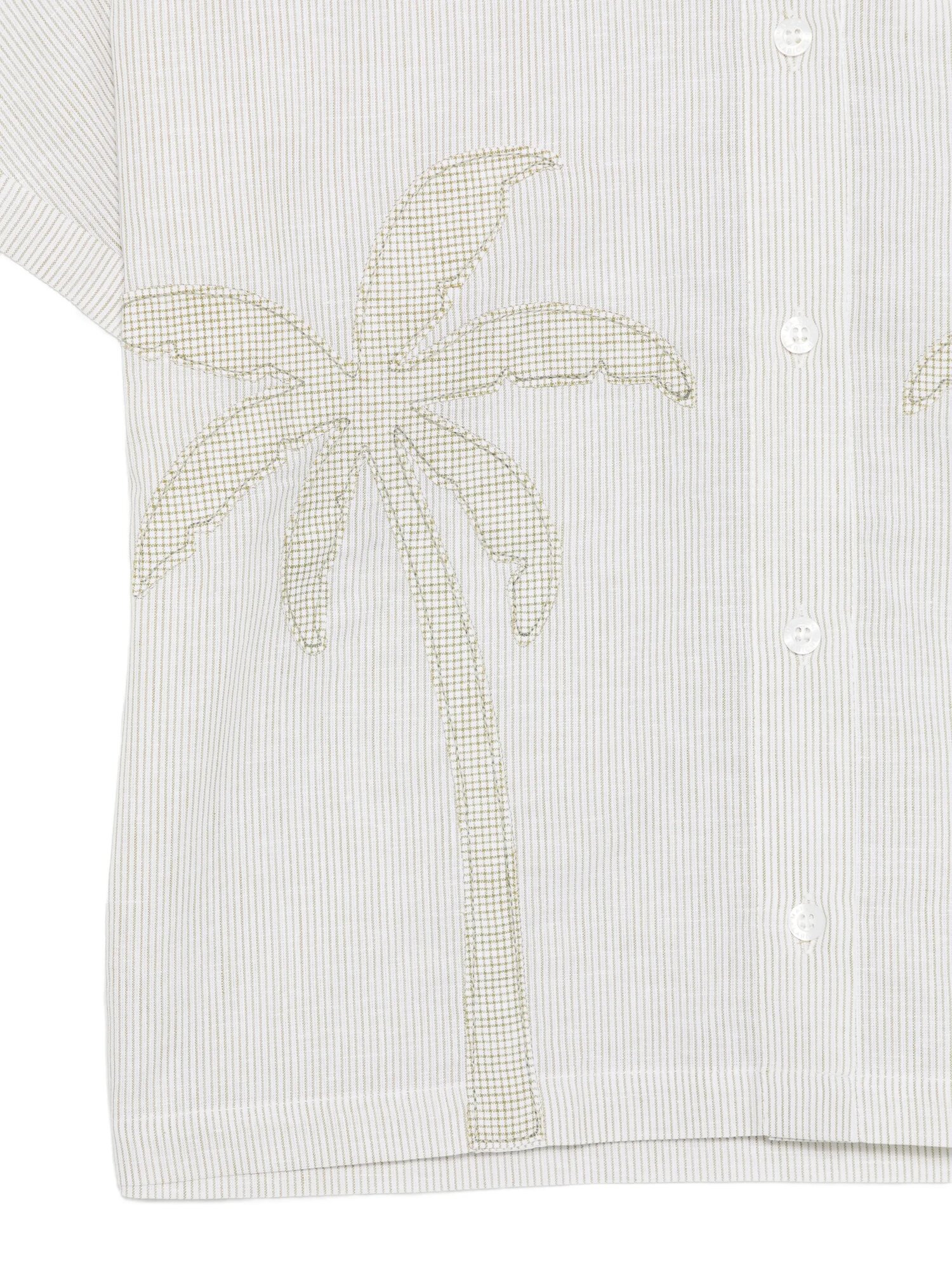 Рубашка MAISON LABICHE Surville palm-patch shirt, размер 40 — фото 1
