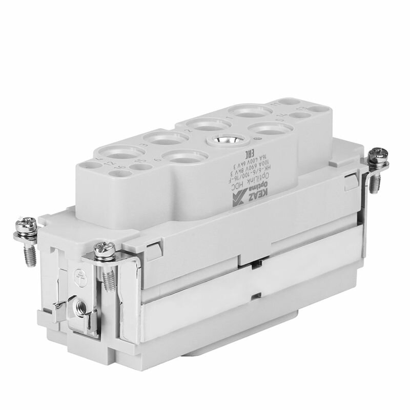 Розетка OptiLink HDC-HK-6/6-100/16-F-(16-35/0.5-2.5)-690/400V КЭАЗ 352277