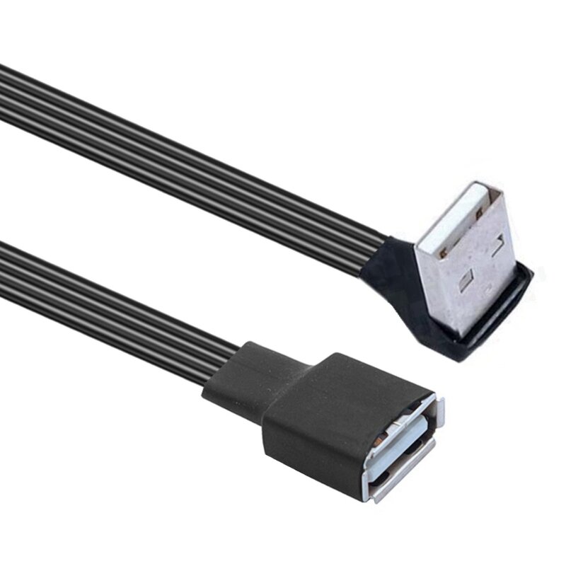 Удлинительный кабель usb2.0 от мужчины к женщине кабель для передачи данных-0,1 м-нижний изгиб