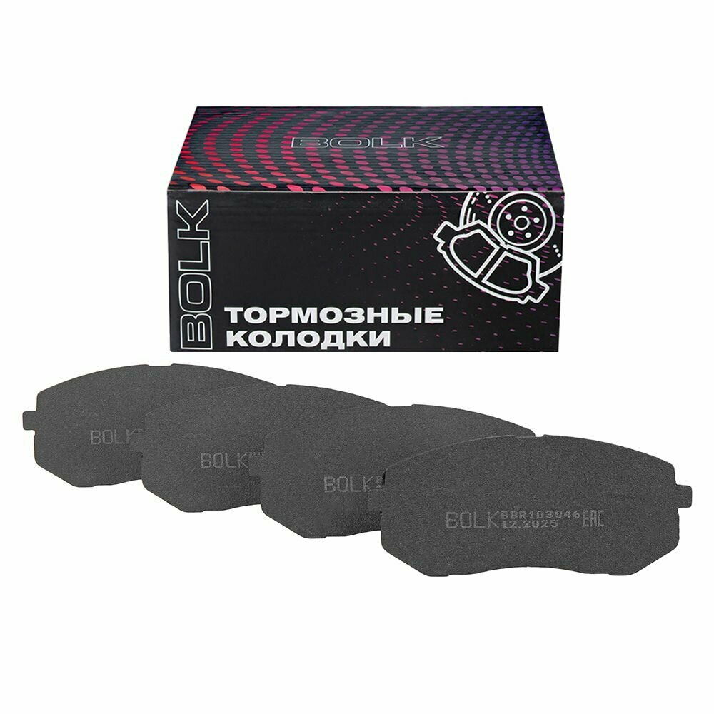 Колодки передние для Hyundai IX35 40 10- Sportage 10- Carens 02- BOLK BBR103046