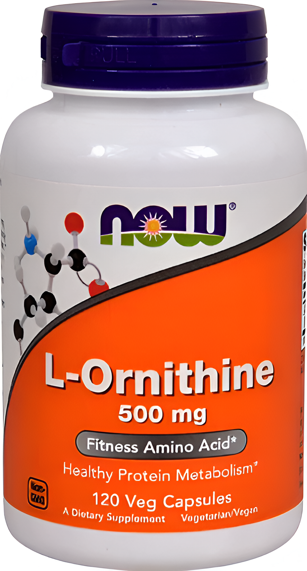 Отдельные аминокислоты NOW L-Ornitine 500 mg 120 капс. Орнитин