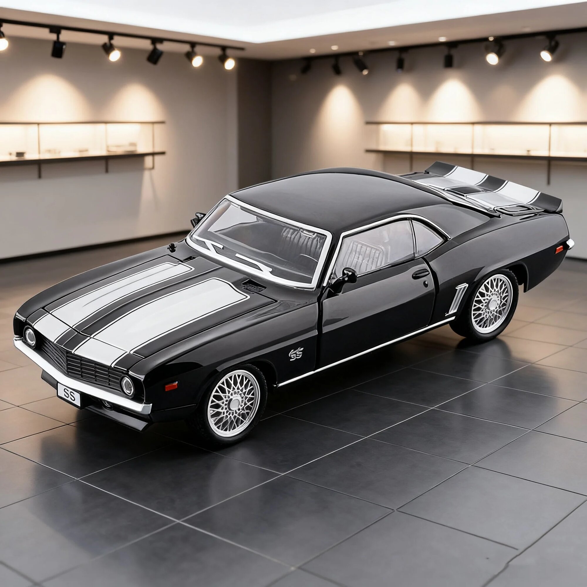 Черный Chevrolet Camaro SS 1:32