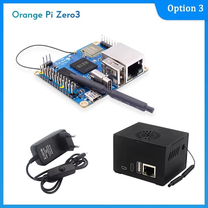 Orange Pi Zero 3 одноплатный компьютер 1/2/4 ГБ RAM Option 3, 4GB RAM