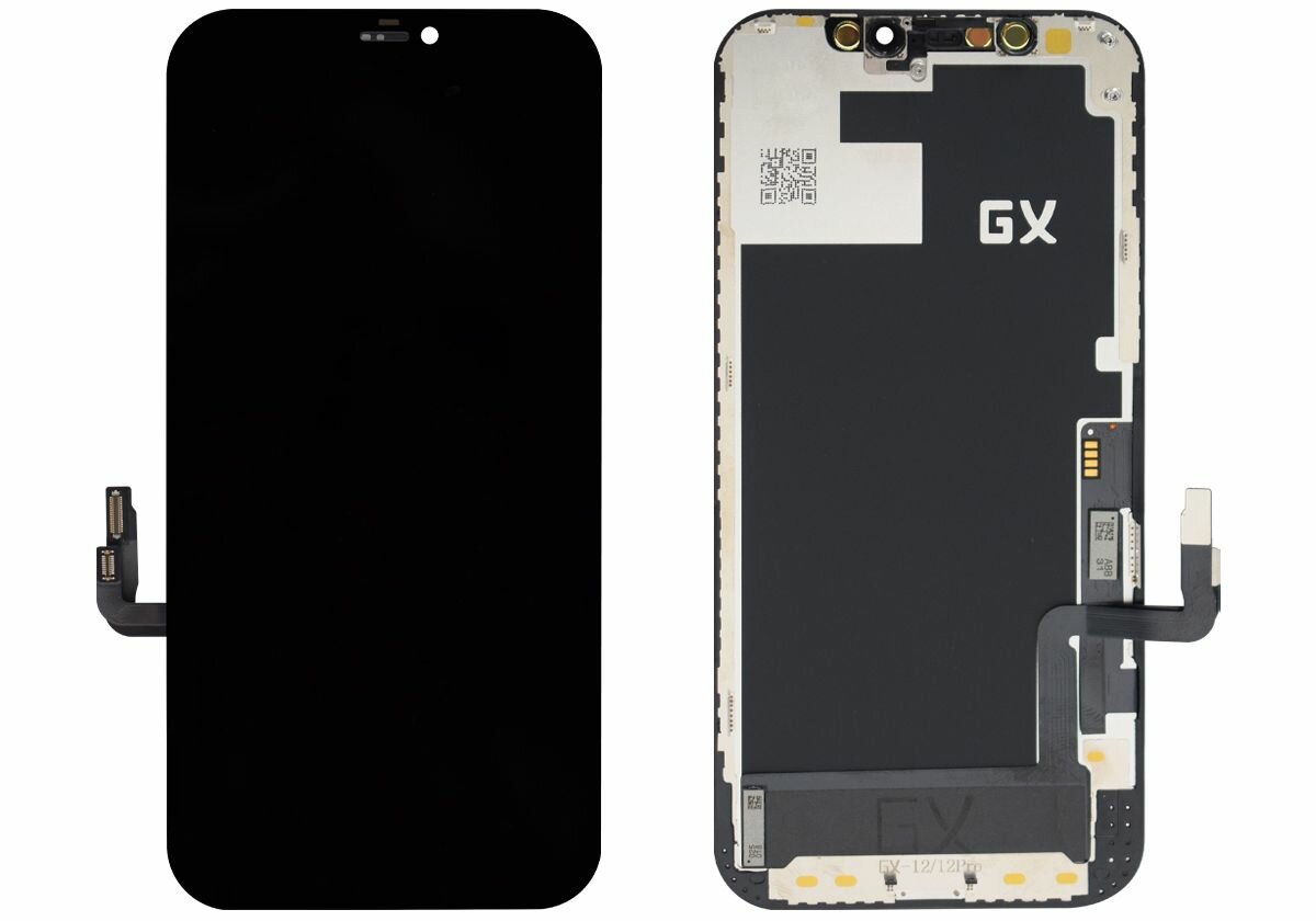 Дисплей для iPhone 12/12 Pro (Hard Oled) (GX) с заменяемой IC