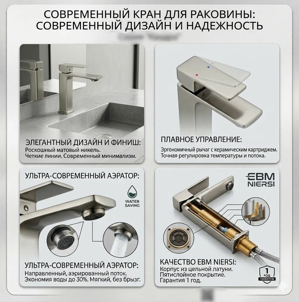 Смеситель на раковину
