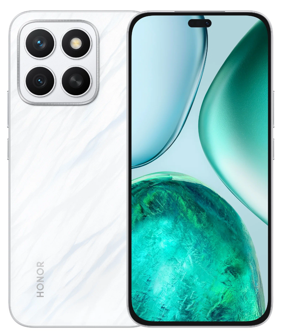 Смартфон HONOR X8C 8/256 ГБ, Dual nano SIM, лунный белый