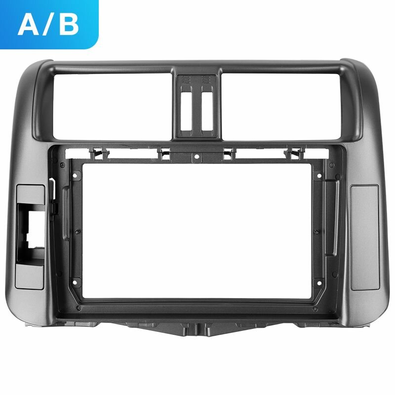 Рамка переходная 9" c проводкой Toyota Land Cruiser Prado 150 2009-2013 (B) для Android магнитол