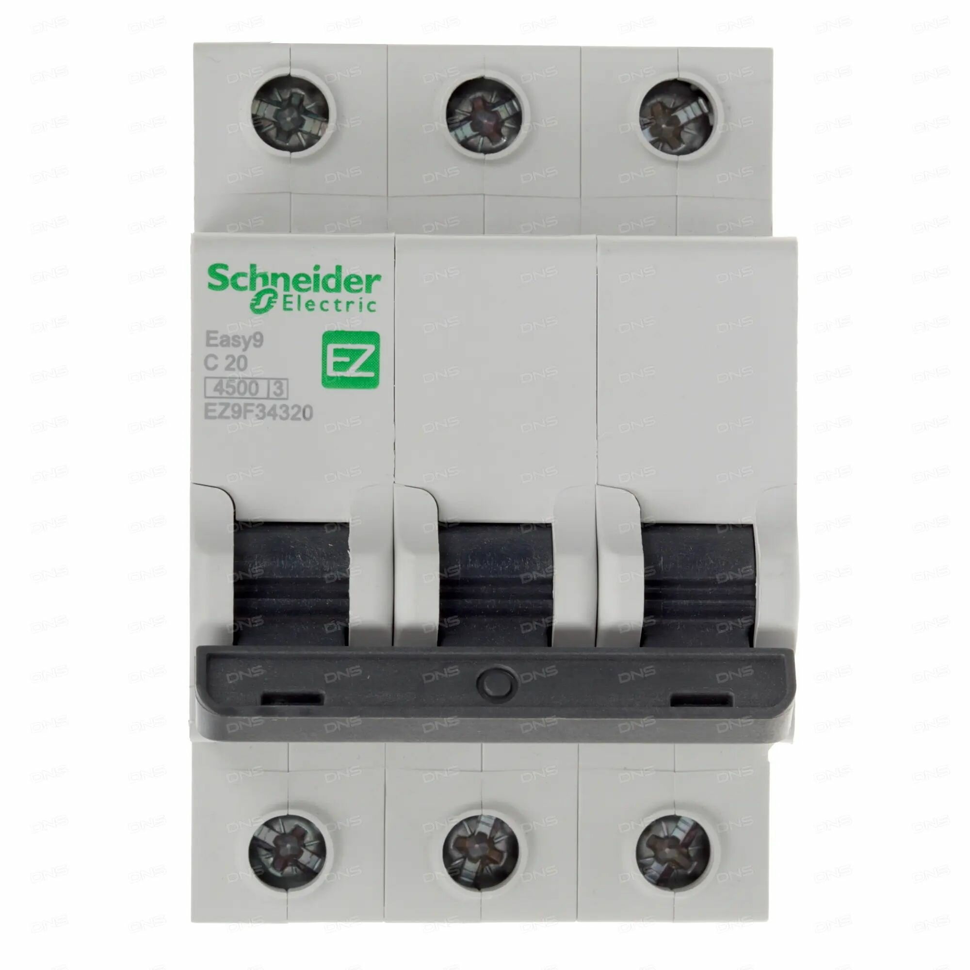 Автоматический выключатель Schneider Electric Easy9 3P 20А (C) 4.5кА, EZ9F34320