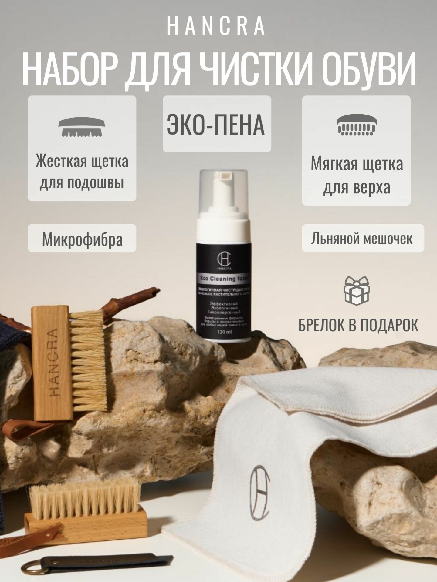 Подарочный набор для чистки обуви