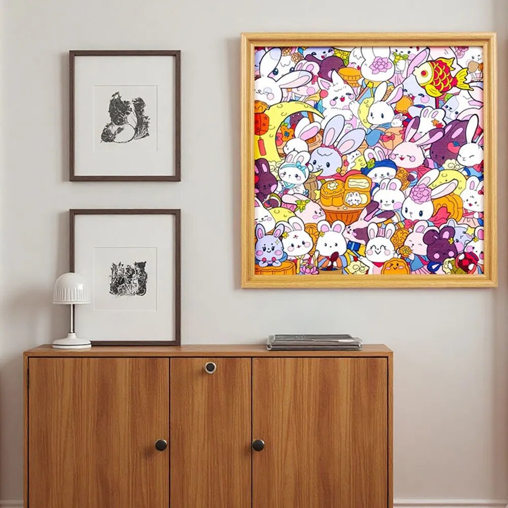 Деревянная головоломка, 30 см x 30 см, 1 шт