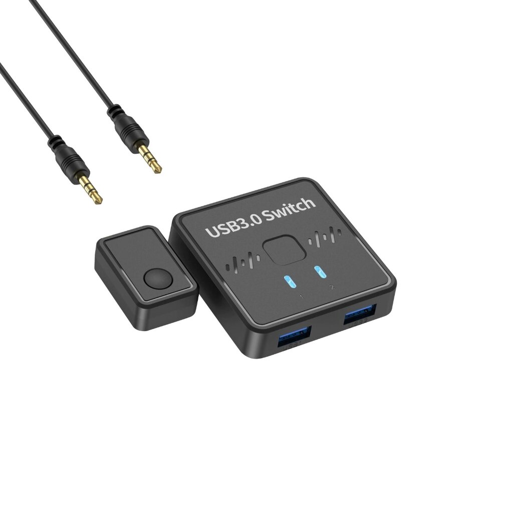 USB3.0 Переключатель совместного использования принтера 2 в 1 Выходе /Двунаправленный переключатель 1 в 2 Выхода