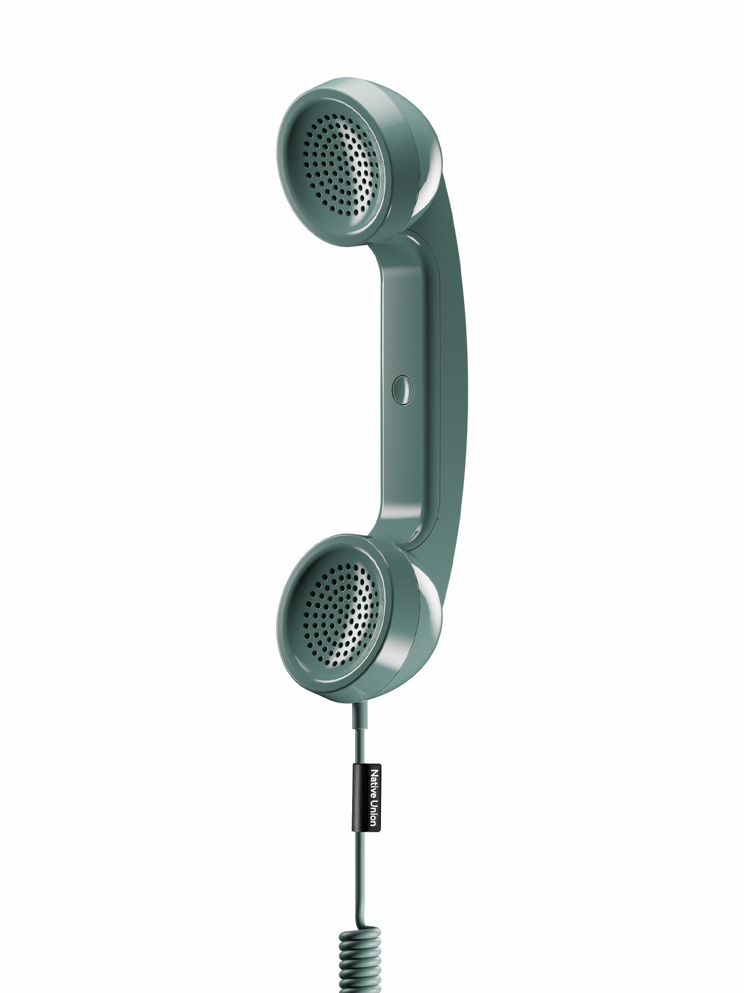 Проводная гарнитура, Native Union POP PHONE, разъём USB-C, цвет: тёмно-зелёный