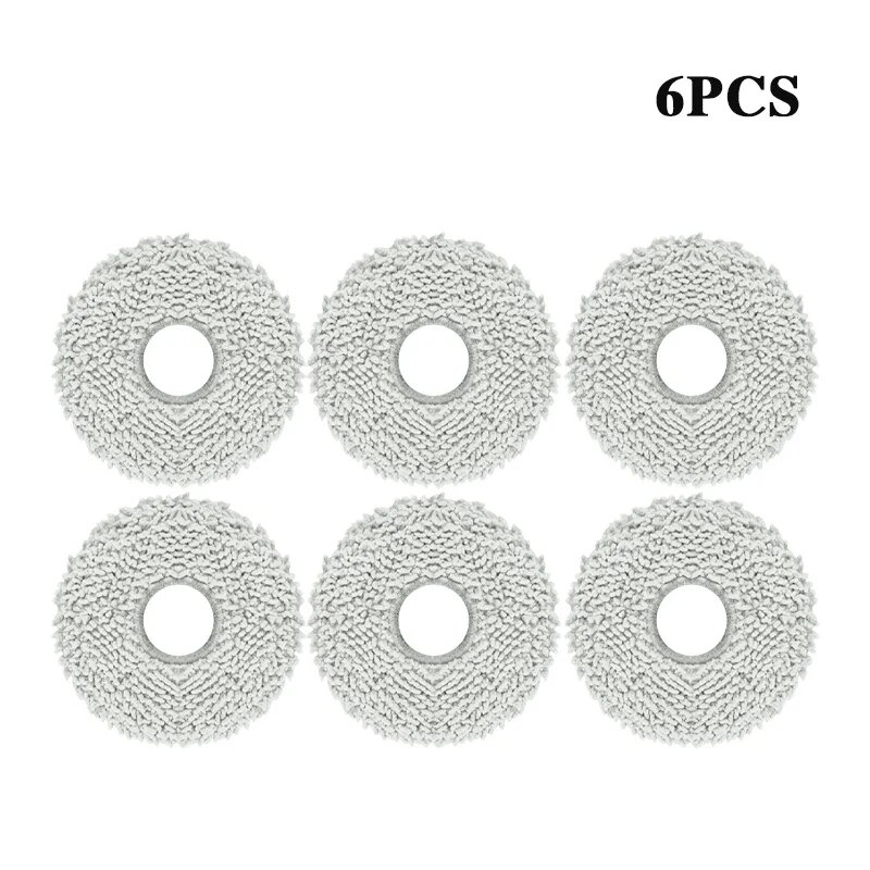 6шт Запчастей для Ecovacs T50 PRO/OMNI, Белый/Бежевый