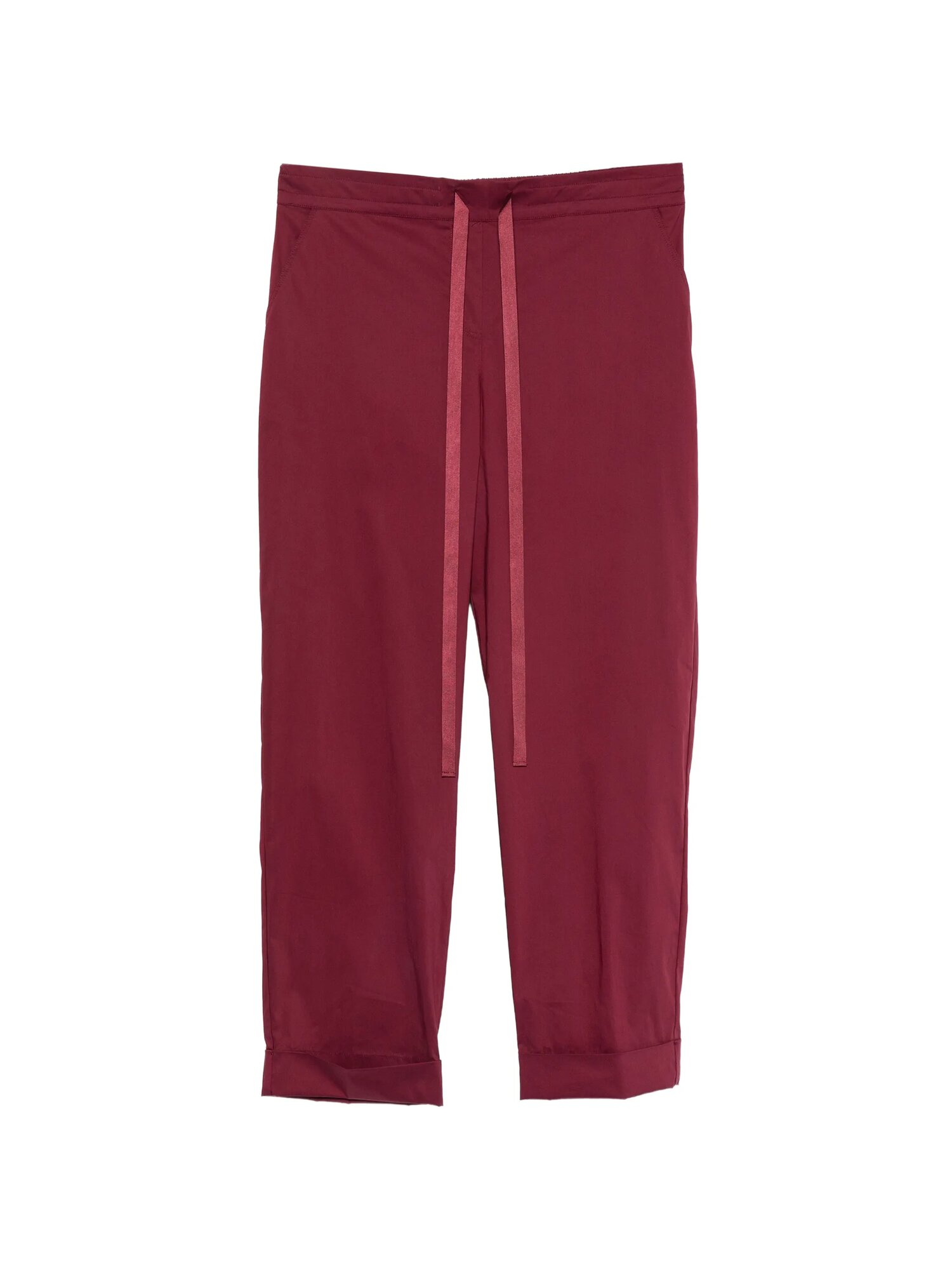 Брюки Drawstring-waist cropped trousers