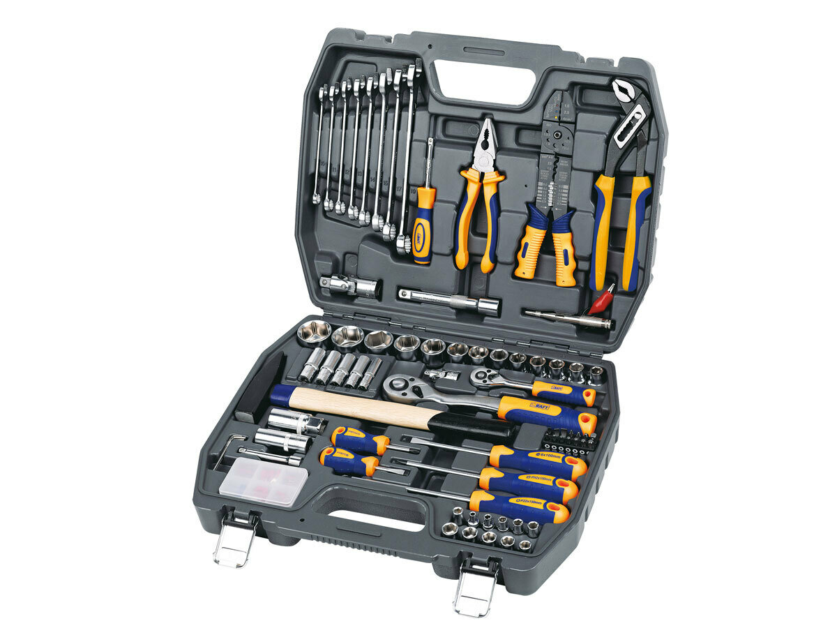 Набор инструмента 1/2 Dr и 1/4 Dr 99 предметов KRAFT KT 700307