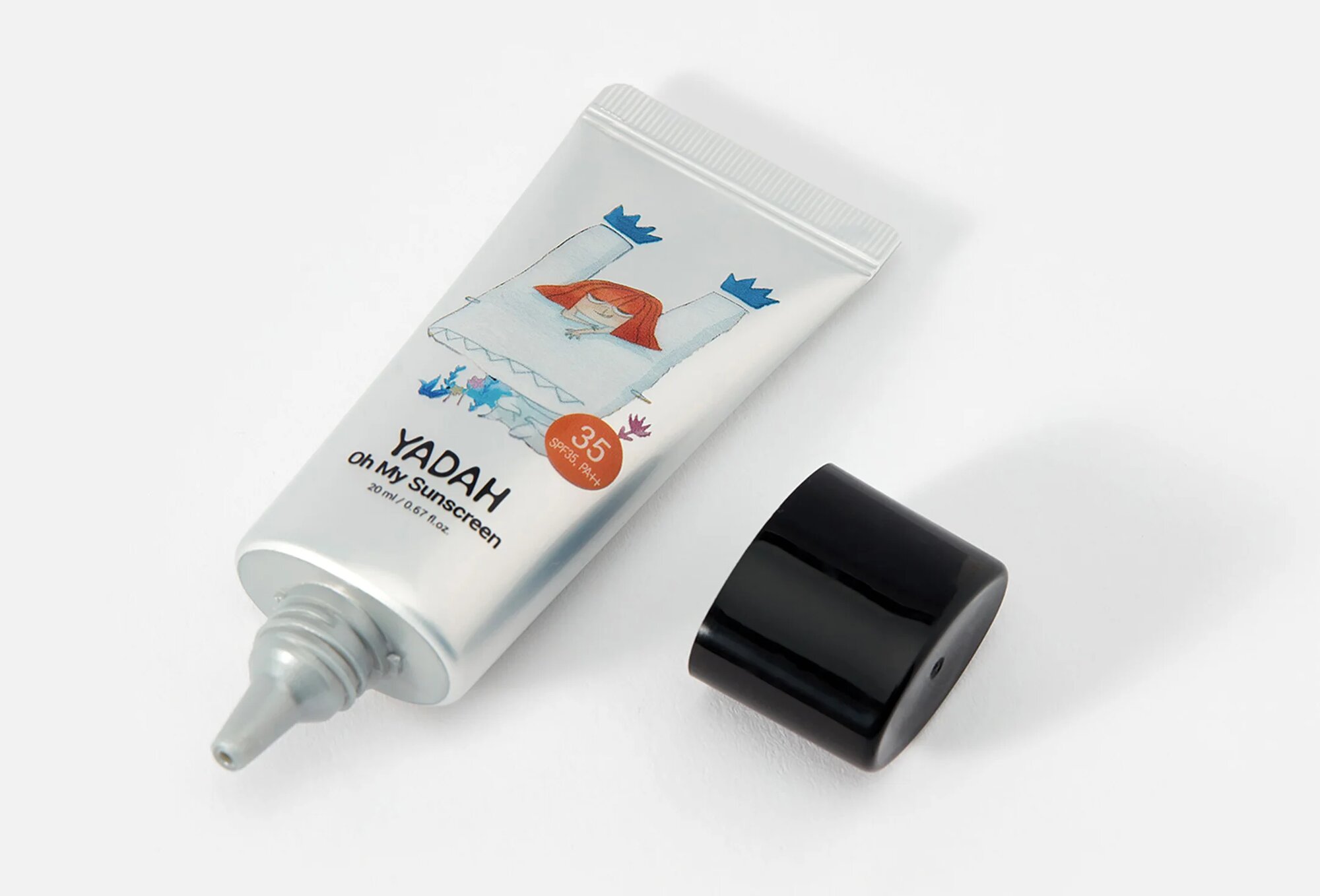 Успокаивающий солнцезащитный крем SPF35 PA++ YADAH OH MY SUN SCREEN MINI 20 мл