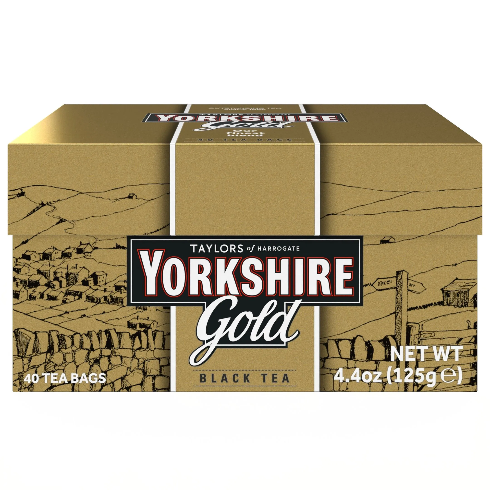 Чай пакетированный Taylors of Harrogate - Yorkshire Gold, 40 пакетиков на чашку