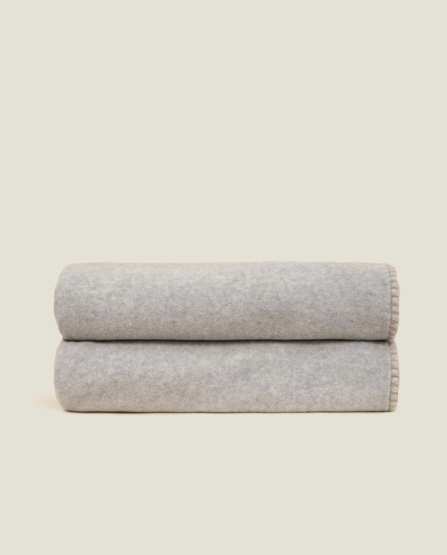 Плед Frati SOFT VISCOSE GRIGIO PERLA, серый, 220x260, вискоза 30% полиэстер 70%, 510г