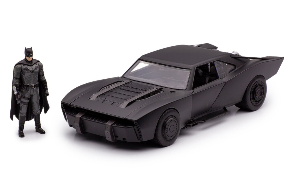 Batmobile with batman figure movie the batman 2022 black / бэтмобиль с фигуркой бэтмена (из фильма бэтмен)