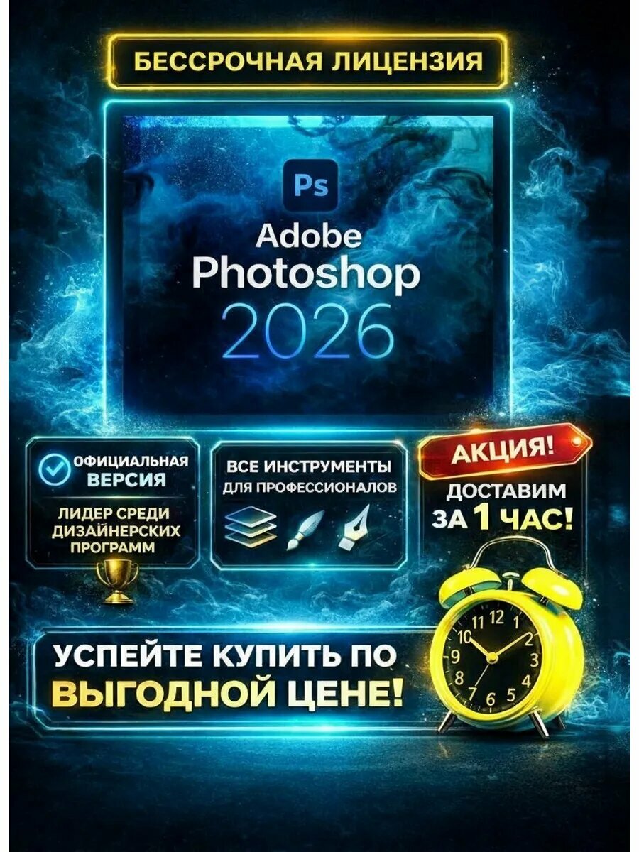 Adobe Photoshop 2026 полный комплект