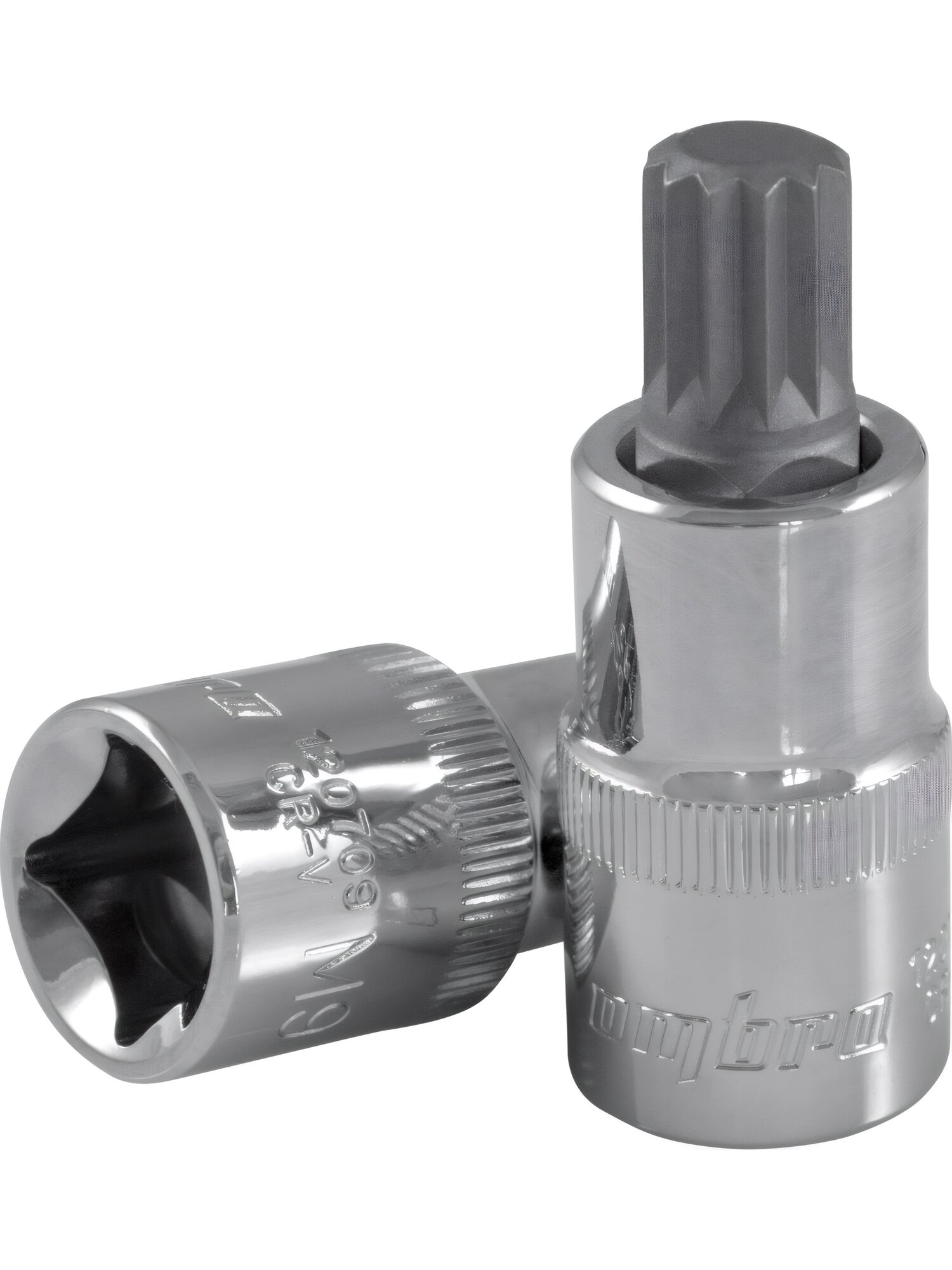 Насадка торцевая 1/2"DR с вставкой-битой SPLINE, M9 Ombra 120709
