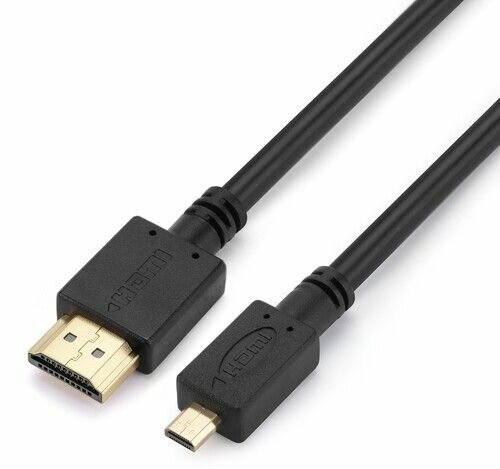 Кабель соединительный, разъемы HDMI - micro HDMI , длина 1 м, цвет- черный