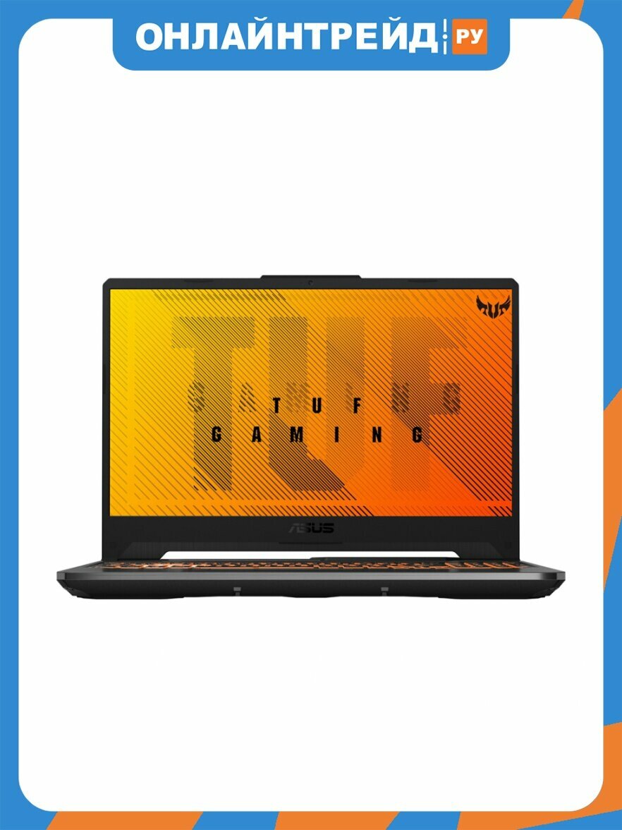 Игровой ноутбук Asus TUF Gaming A15 FA506NCG-HN218 15.6" FHD IPS 144Hz 250nits Ryzen 7 7445HS(3.2ГГц), 16Гб LPDDR5, SSD 512Гб, RTX3050 4Гб, DOS, Graphite Black