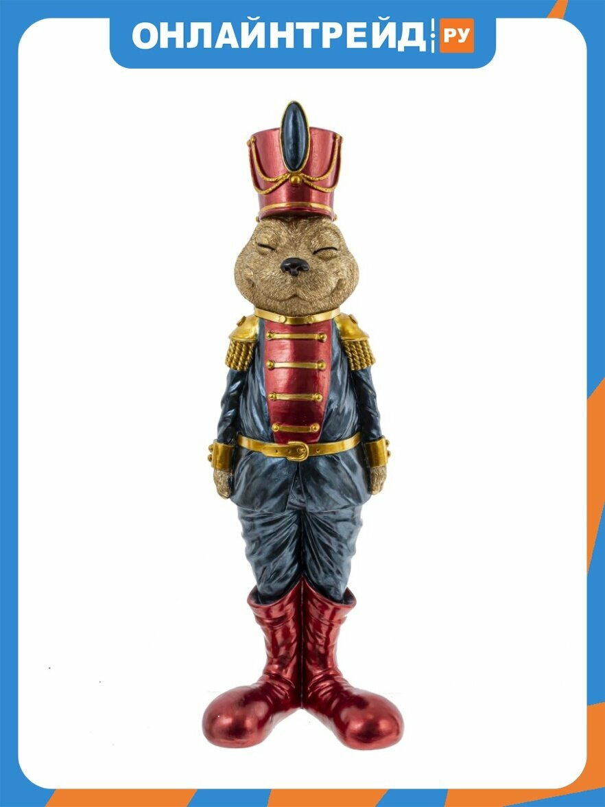 Фигурка Remeco Collection "Солдатик-зайка", 11,5х10х37 см (813136)