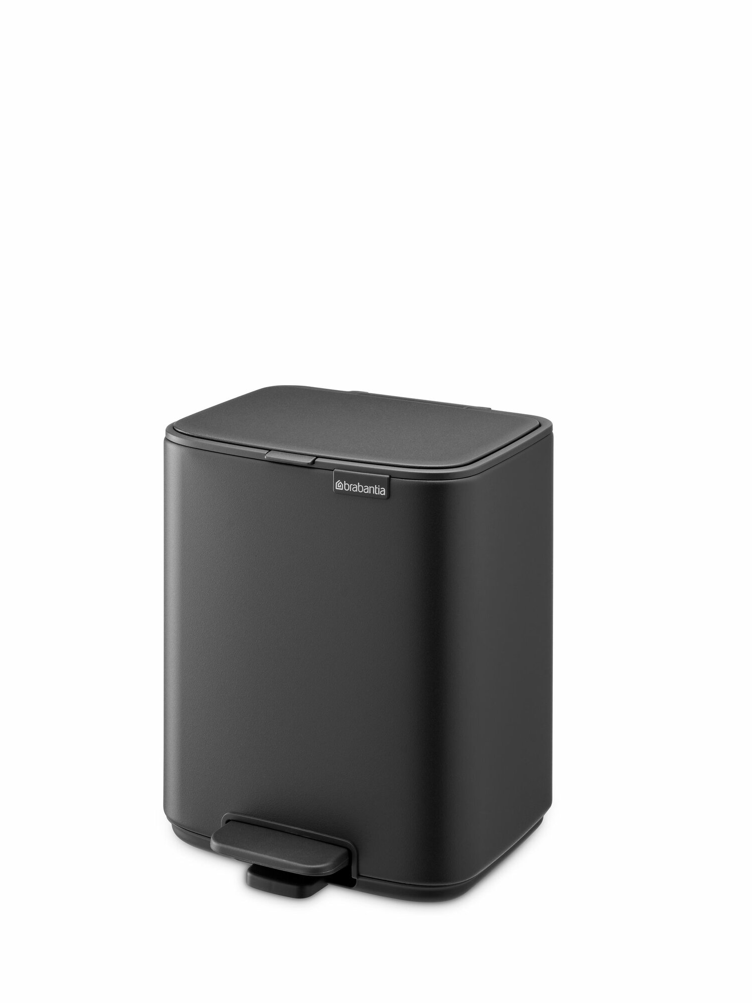 Бак мусорный Brabantia "Bo Pedal Bin" с педалью минерально-графитовый 7л 237980
