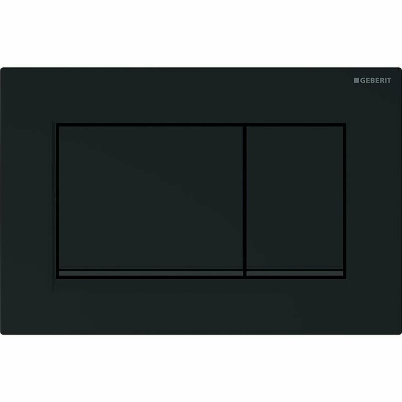 Кнопка смыва для инсталляции Geberit Sigma 30 NEW 115.883. DW.1 Черная глянцевая