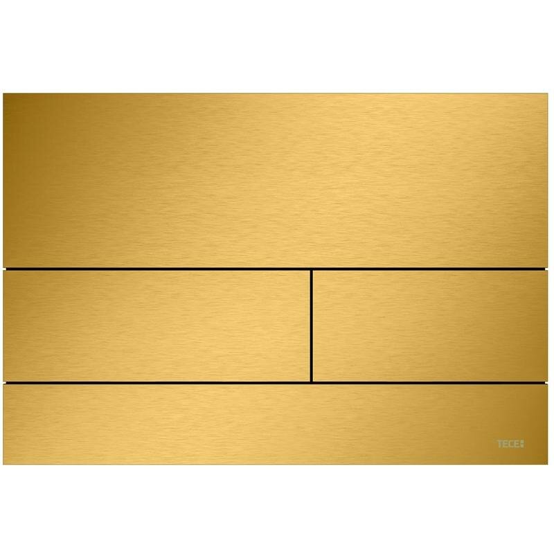 Кнопка смыва для инсталляции Tece Square II 9240847 (9240838) PVD Brushed Gold Optic