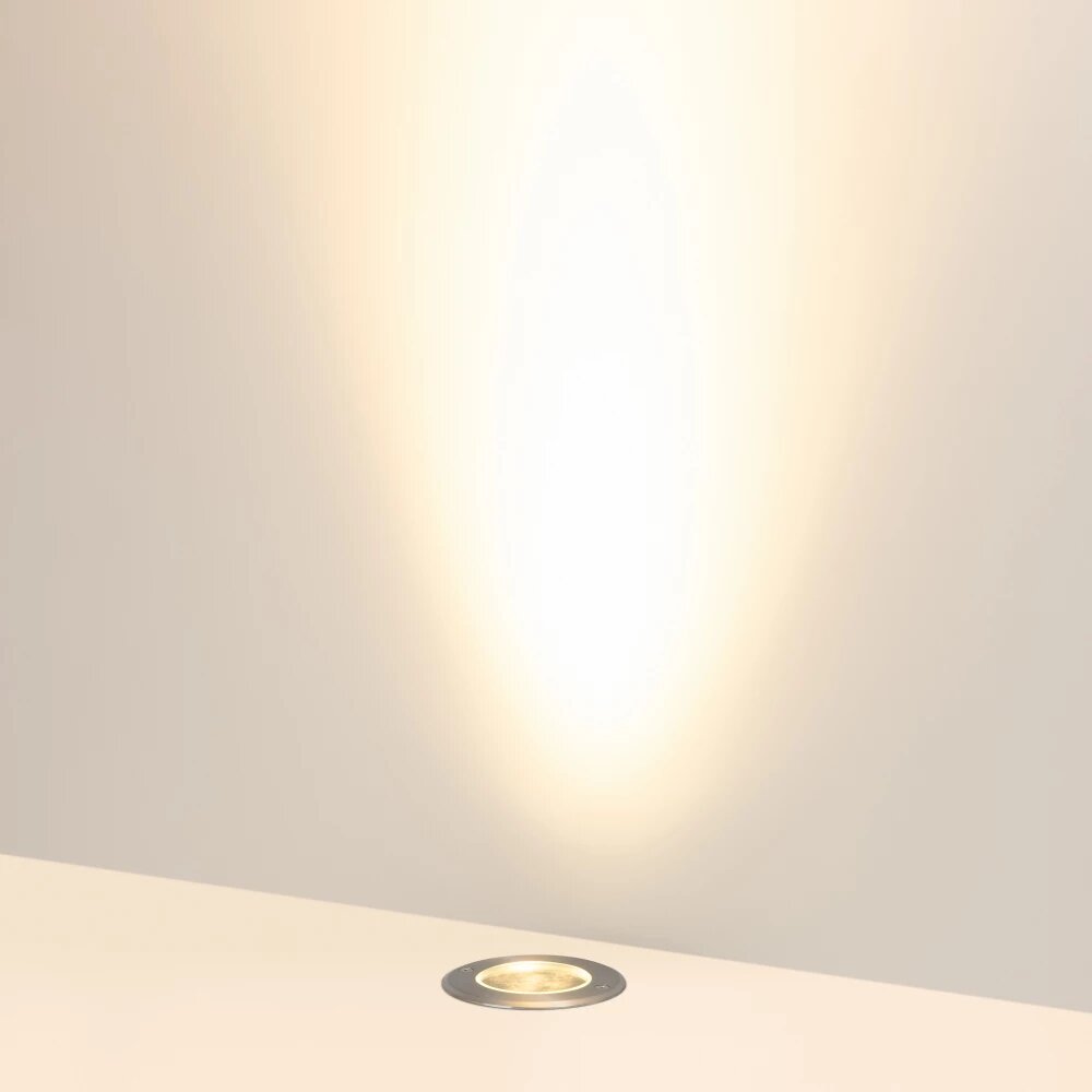 Светильник LTD-DAFNA-GROUND-R130-11W Warm3000 (SL, 20 deg, 230V) (Arlight, IP67 Металл, 5 лет) 061190