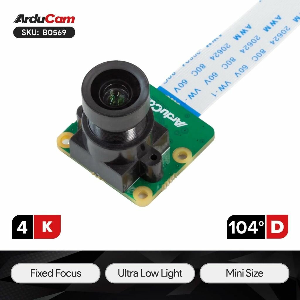 Модуль камеры Arducam IMX415 8.3Mp MIPI для Raspberry Pi