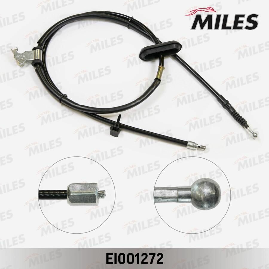 EI001272 Трос ручного тормоза OPEL ASTRA J/CHEVROLET CRUZE 09- 1812мм лев.