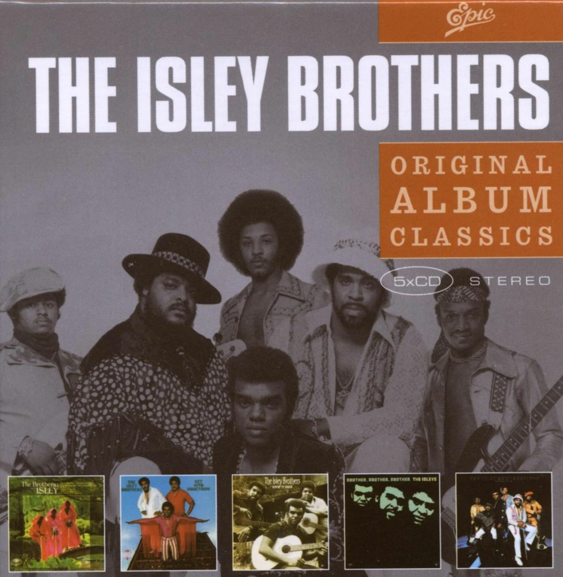 The Isley Brothers: Original Album Classics (5CD), 2008, Sony, Диск Музыкальный