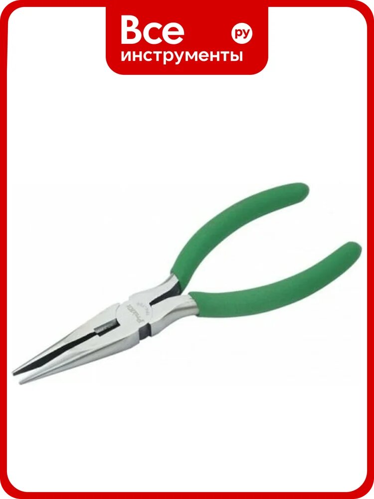 Длинногубцы Pro'sKit 1PK-709 00152591 углеродистая сталь, прямые губки, ПВХ‑покрытие рукояток