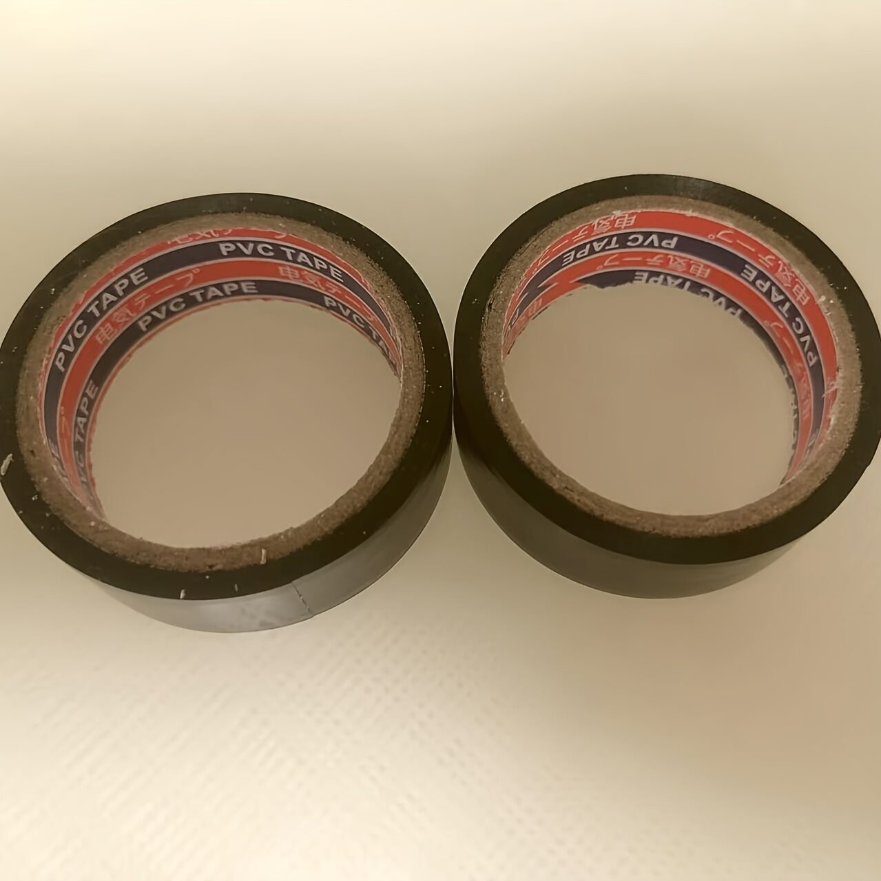 Изоляционная лента PVC, 0.63 дюйма x 16.4 фута, огнестойкая, термостойкая, черная, 2 штуки