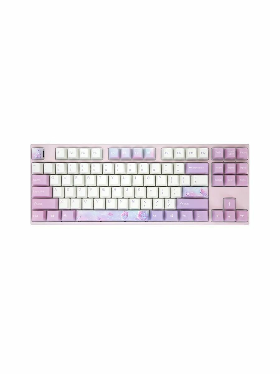 Varmilo Клавиатура проводная Varmilo Dreams on Board VEM108 EC V2 Sakura, (Varmilo EC V2 Sakura), Английская раскладка, сиреневый