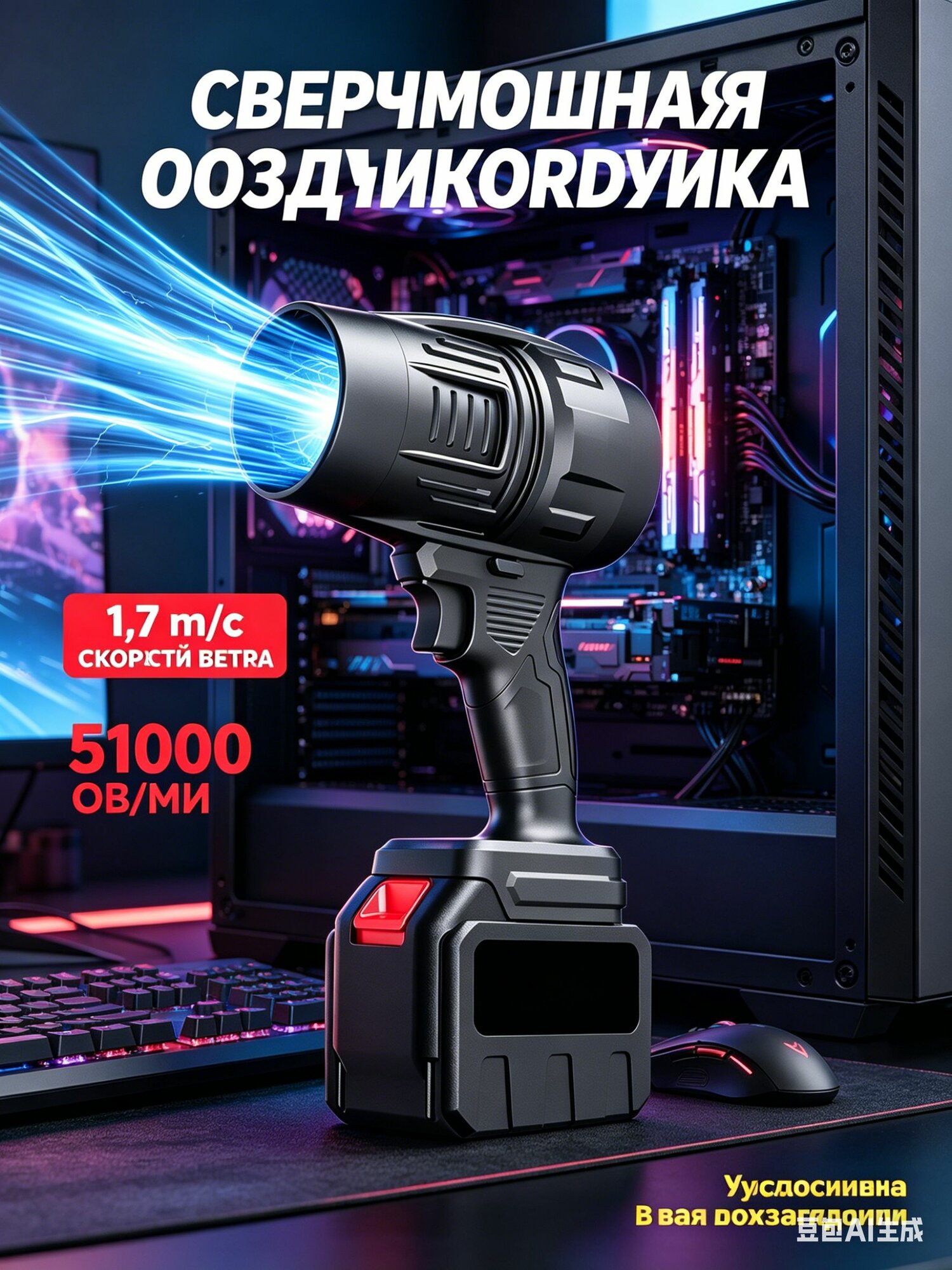 Портативный аккумуляторный насос 1 шт, подходящий для автомобилей и надувных матрасов.