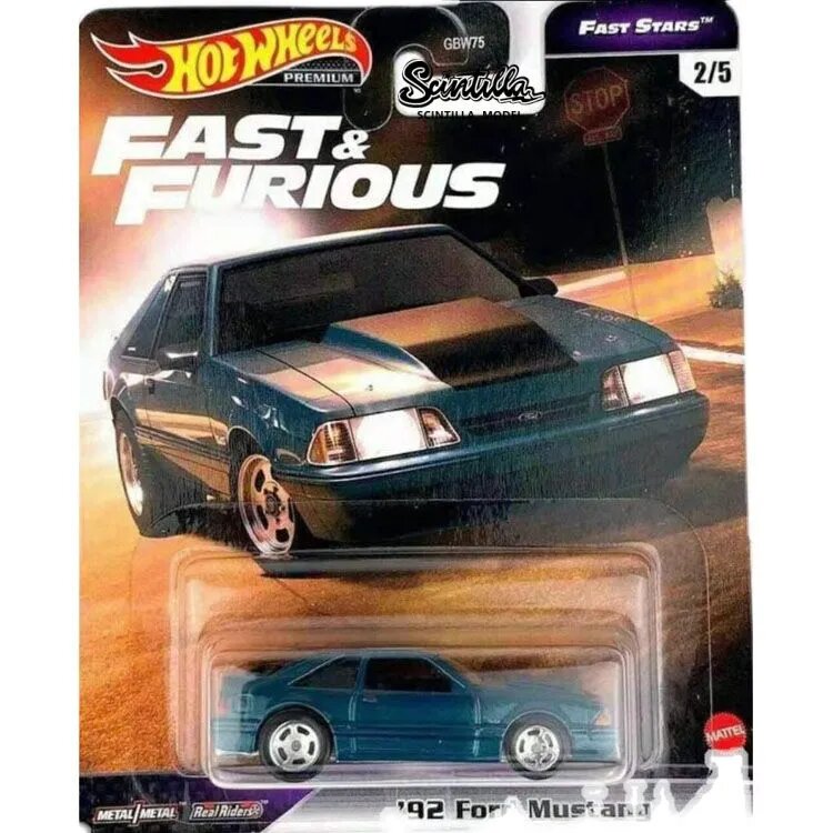 Машинка Hot Wheels 1/64 #Токийский дрифт Premium Fast Stars GBW75 Alloy Car Model Collection Gift
