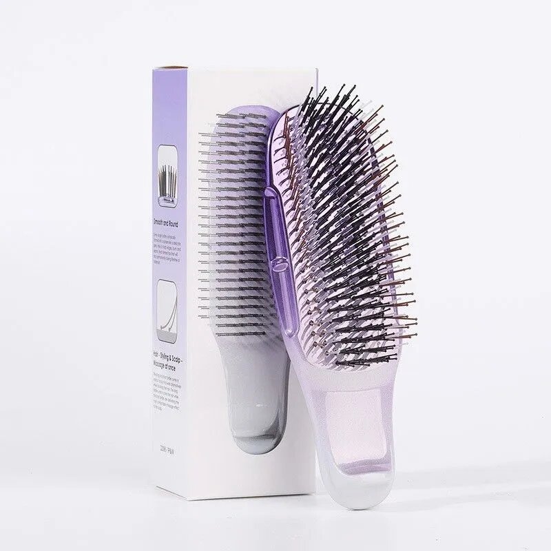 Японская массажная расческа Scalp Brush Premium: для массажа кожи головы, улучшения кровообращения, уменьшения перхоти и стресса, мягкие силиконовые щетинки