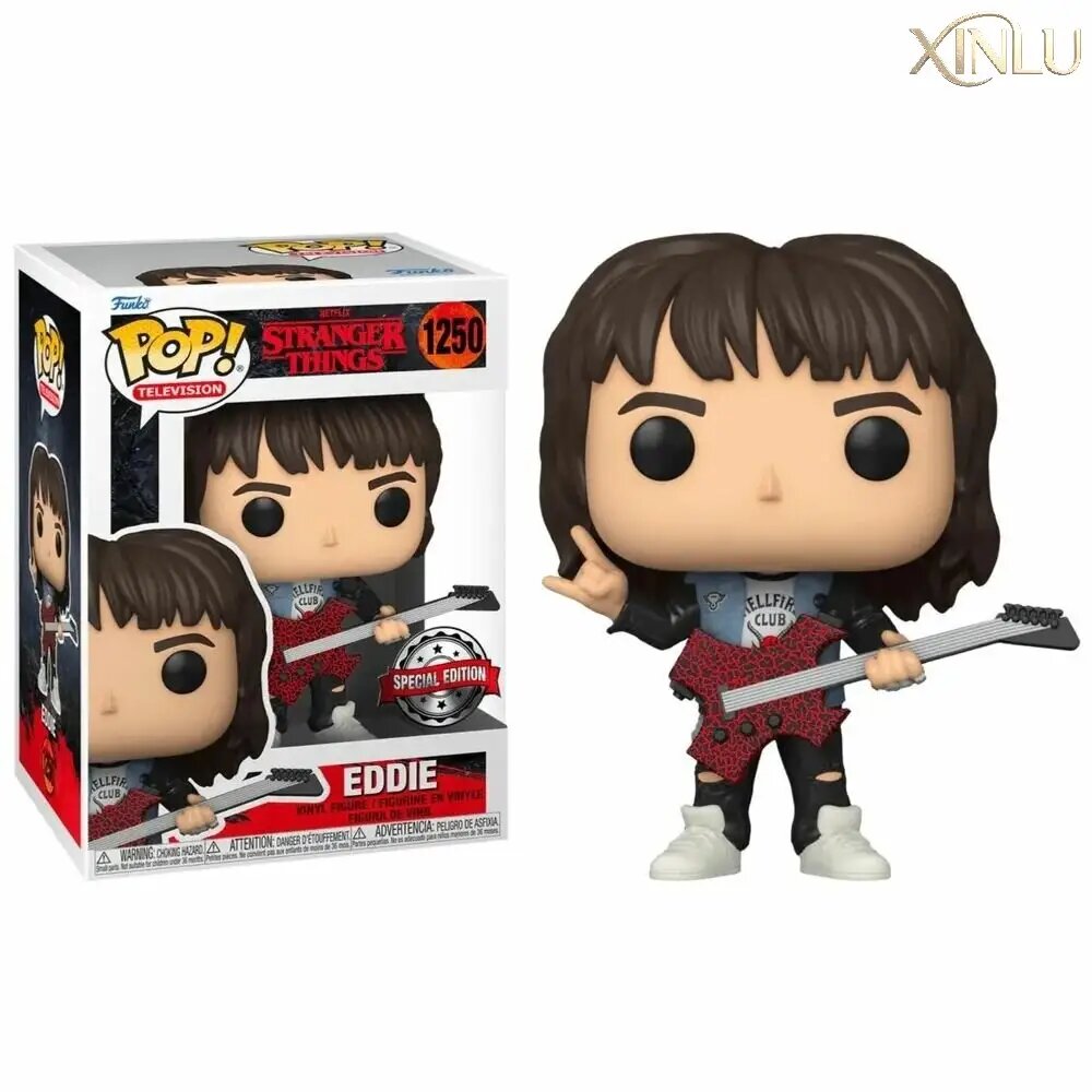 Фигурка Эдди Мансон с гитарой Eddie with Guitar Season 4 из сериала Очень странные дела Stranger Things 1250