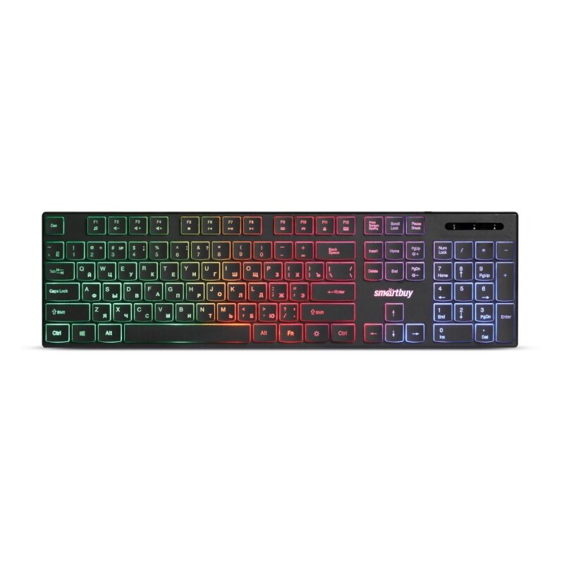 Клавиатура SmartBuy "One 240", проводная, RGB, USB, черная (SBK-240U-K)