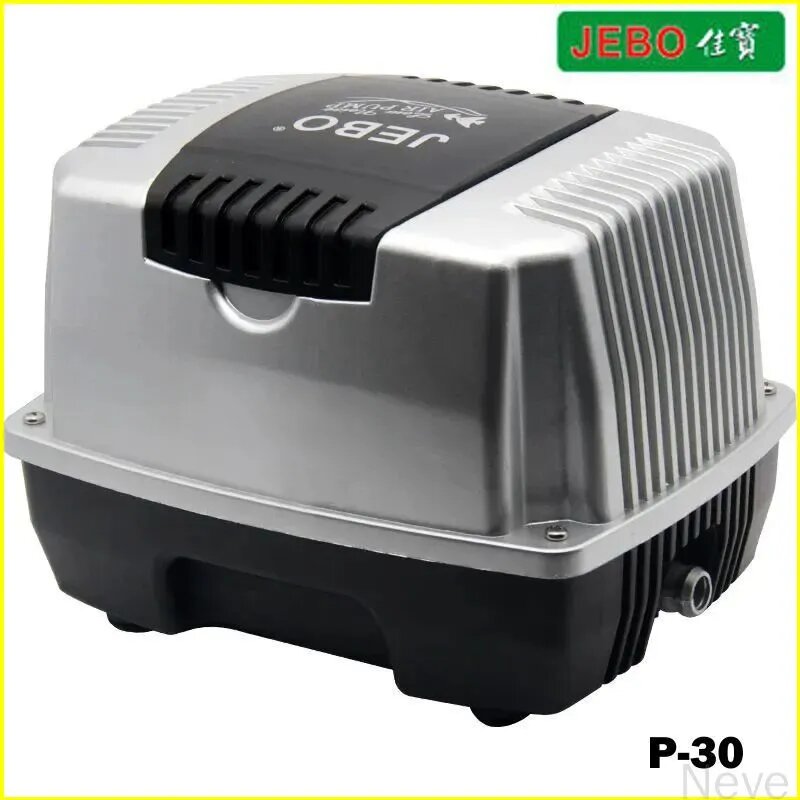 Компрессор JEBO P-30 для аквариумов, прудов, септиков, рыбных хозяйств, (25 л/мин)